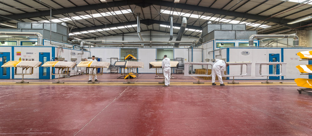 Automated Robotic Paint and Manual Paint System - Millfield Composites